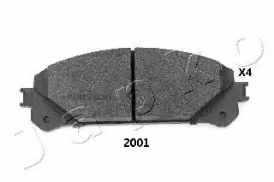 502001 JAPKO Колодки тормозные передние Toyota RAV4, Highlander, Alphard, Lexus RX, NX 14->