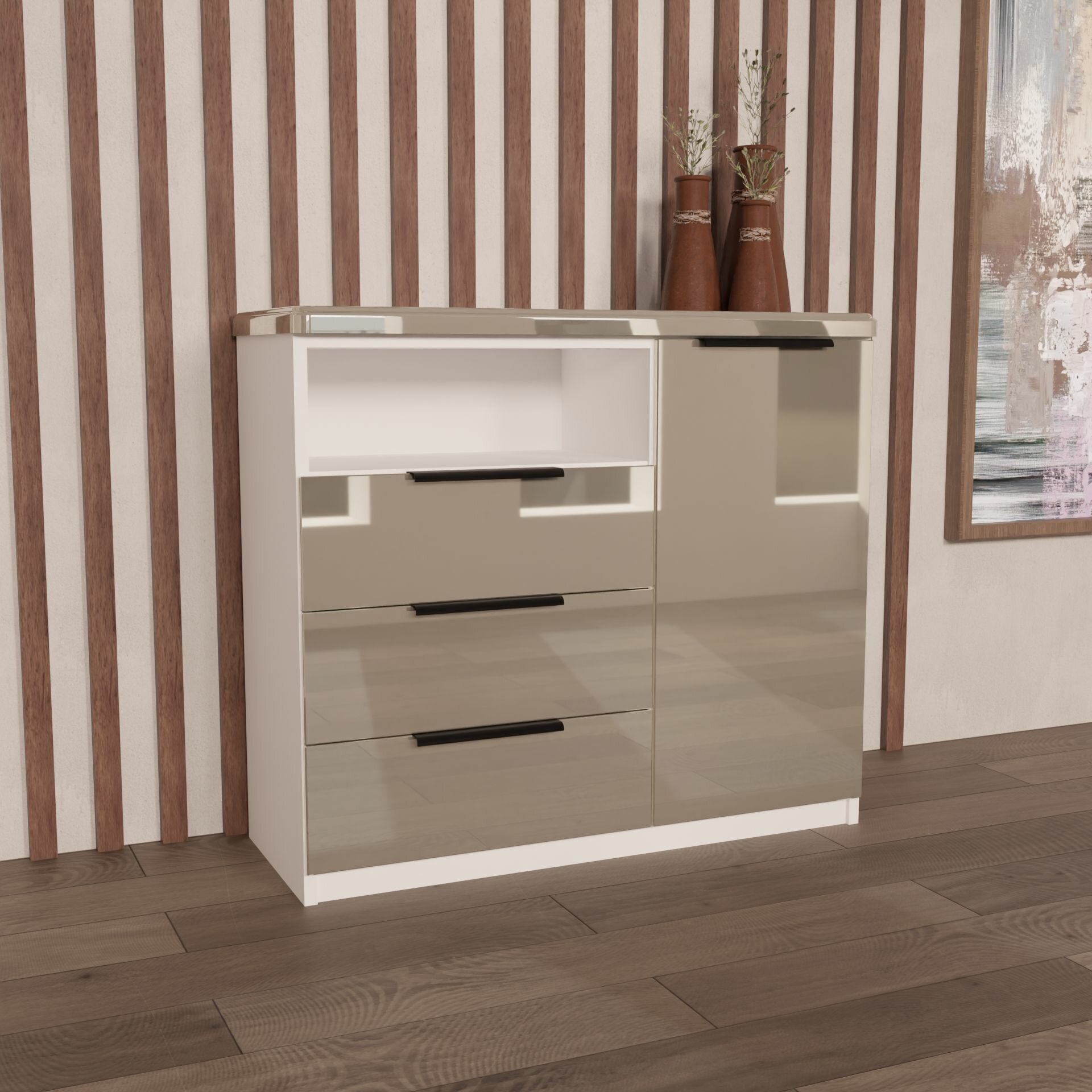 Комод 1000 Марта профильные ручки