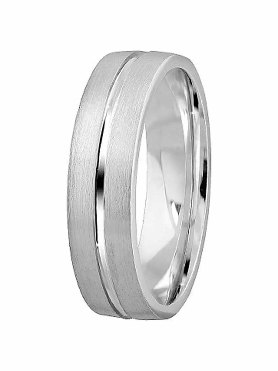 Кольцо обручальное, серебро, 925 проба, родирование