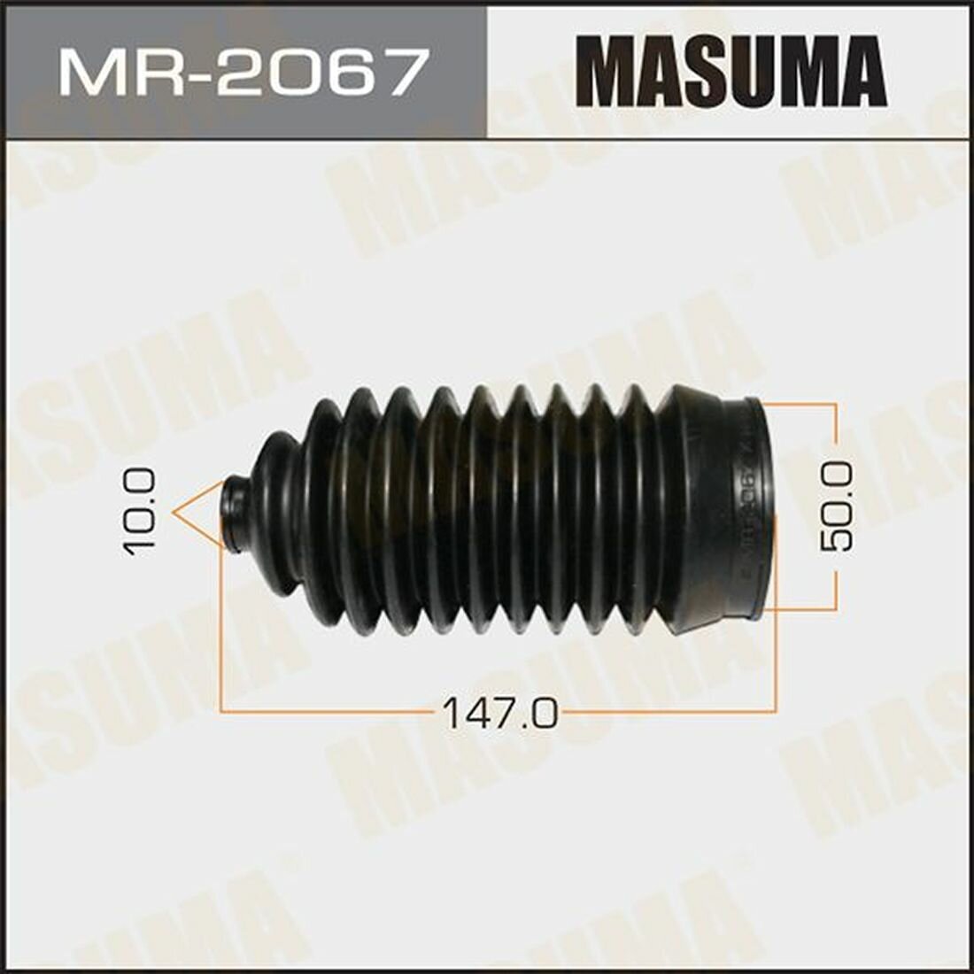 Пыльник рейки рулевой Masuma (резина) MR2067