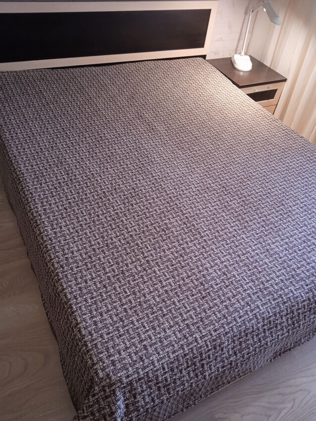 Покрывало DEKORTEX "Аметист", гобеленовое, 2-спальное, 180x200см, коричневое