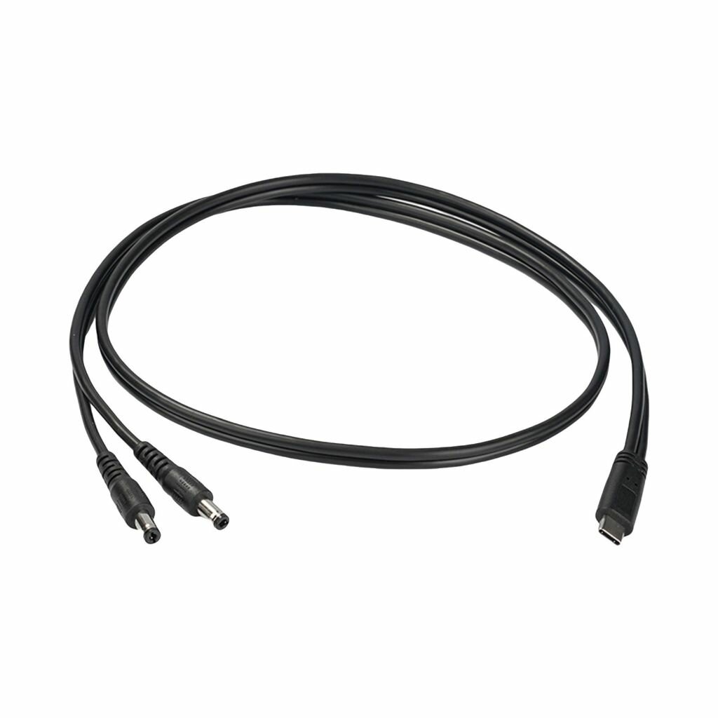 65 Вт USB C MALE до двойного DC5.5x2,5 мм зарядки кабель 3,28 фута для устройств 20 В