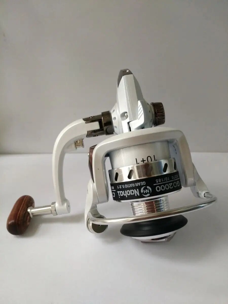 Рыболовная катушка NaoHai GO2000, безынерционная, передний фрикцион