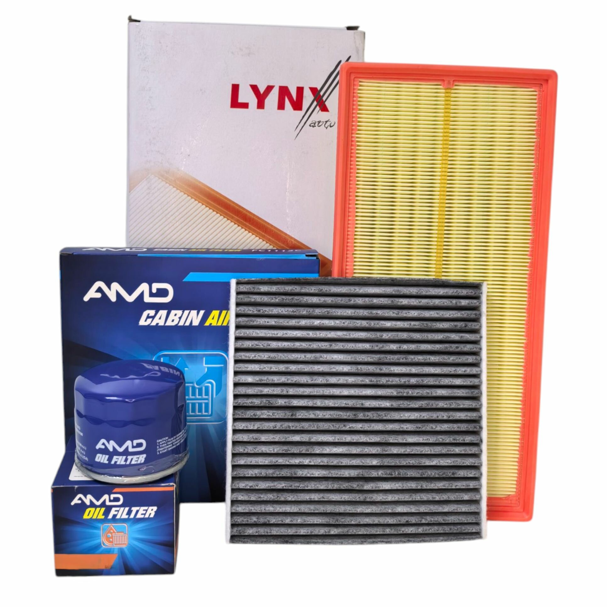 Набор фильтров (воздушный+салона+масляный) ГАК ГС8/ГН8 (GAC GS8/GN8) LYNX AMD 10110442010100 8105005BALS150 2010005BAL0100