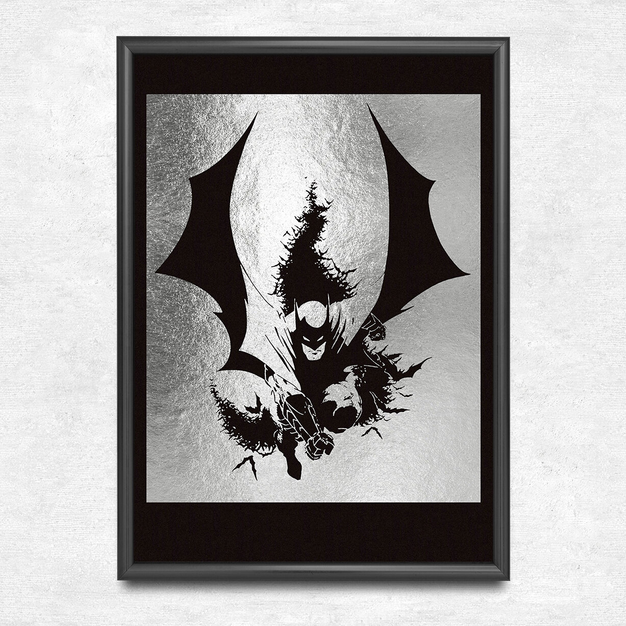 Постер на стену Бэтмен / плакат интерьерный Batman. Бетмен. Темный рыцарь. Супергерой