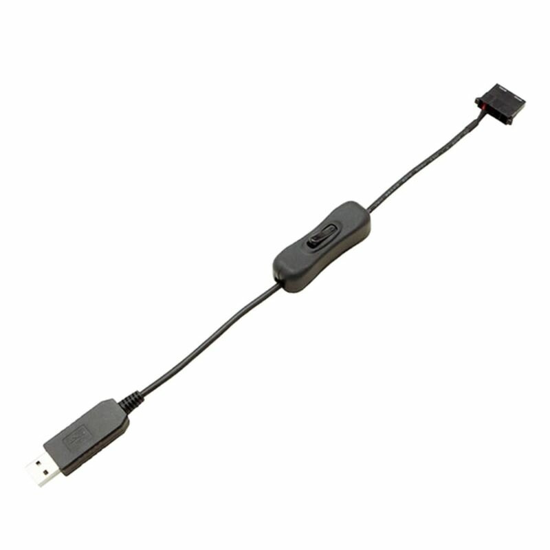 Кабель питания вентилятора 34см 4Pin USB 5V-12V, B