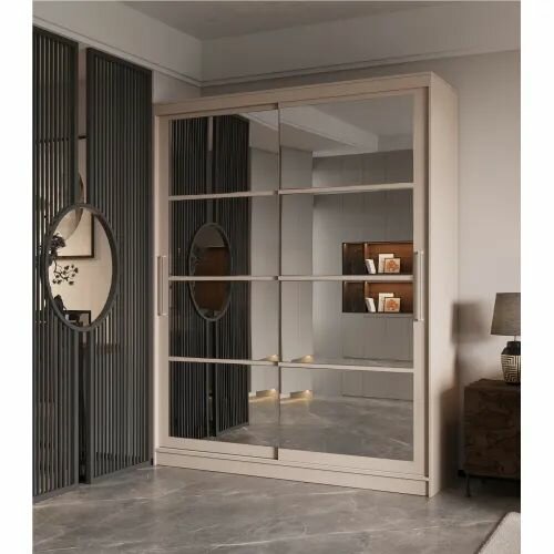 Шкаф-купе Гранд 1 1,6 Зеркало 2шт Кашемир