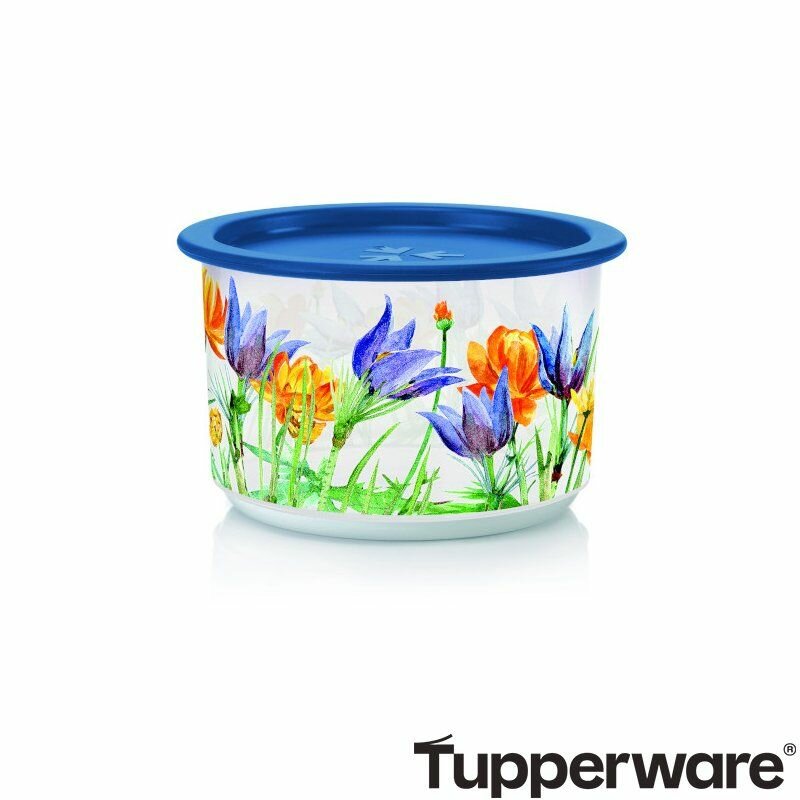 Ёмкость В одно касание "Цветущий сад" герметичная (950 мл) Tupperware