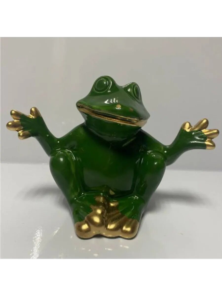 Керамическая Статуэтка лягушка