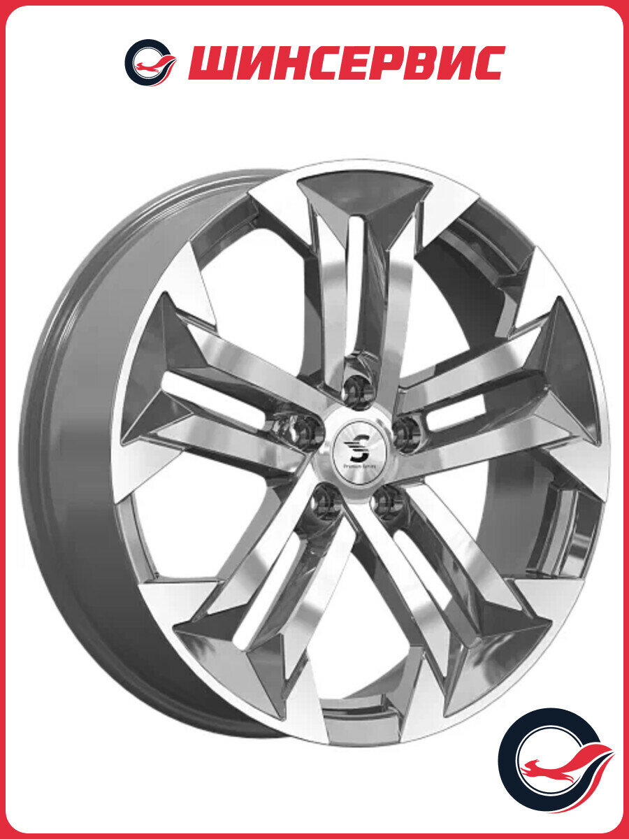 Литой колесный диск Premium Series КР015 Jaecoo J7 R19x7.5J 5x108 ET47 ЦО60.1 для автомобиля
