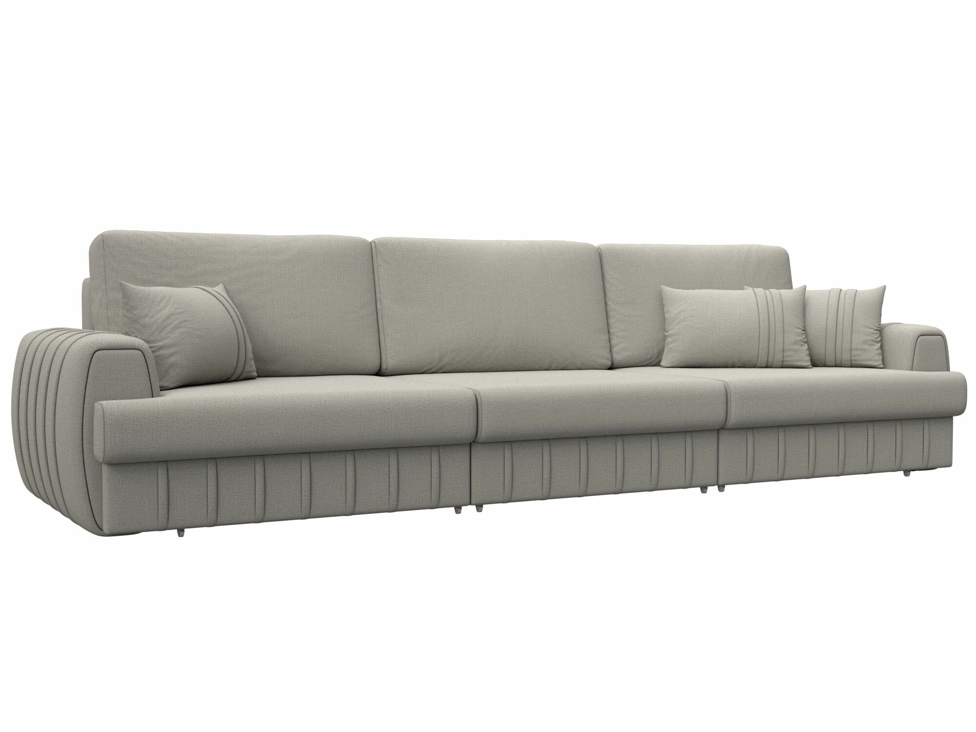 Диван прямой Флоу НПБ Лонг, Рогожка