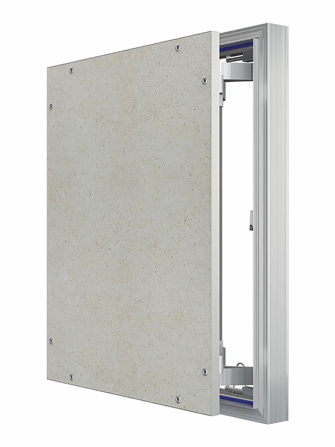 Люк ревизионный D Ceramo Optimum 400х500 скрыт. монтаж петля алюминий EVECS