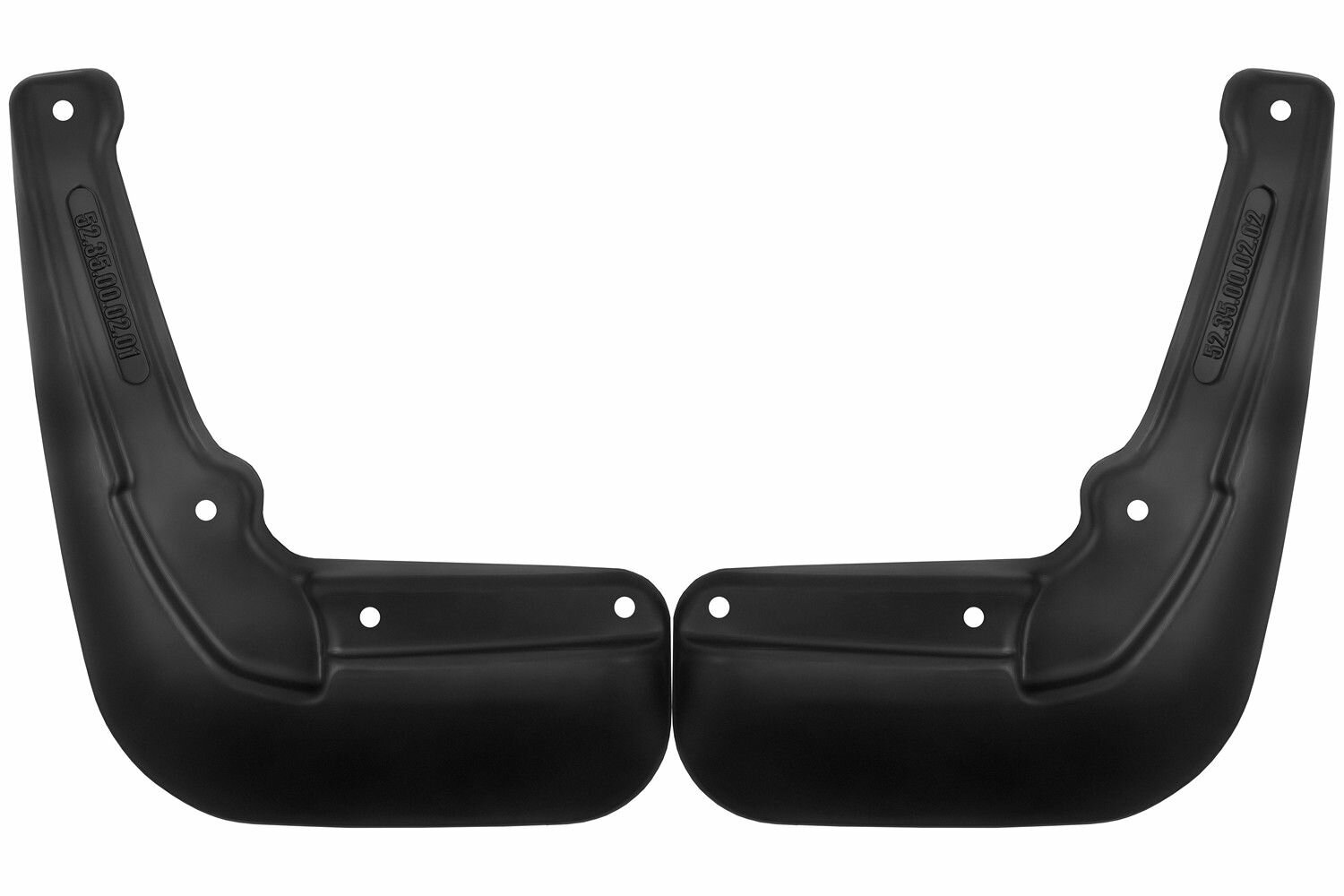 Брызговики задние LADA Largus Cross, 2012-2021, универсал 2 шт. (optimum) в пакете / Лада Ларгус