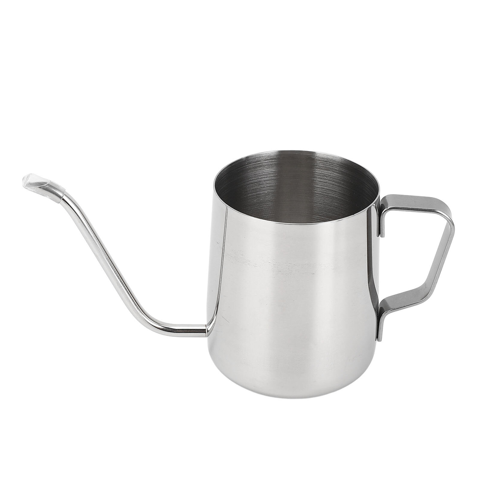 Чайник из нержавеющей стали, 350 мл, с носиком, кофейный чайник, длинная узкая чашка для капель, походный кофейник для путешествий на открытом воздухе