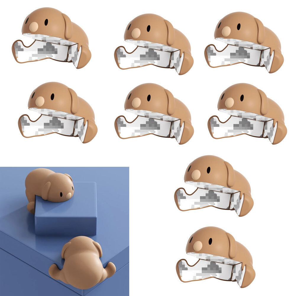 Защитные уголки для мебели 8 штук силиконовые уголки для детей уголки и края мебели аварийные бамперы уголки для детей бамперы и подушки для острых углов мебели и столовых краев размер 4.2x3.8cm материал силикон тип бампер для угла стола стол тв-шкаф