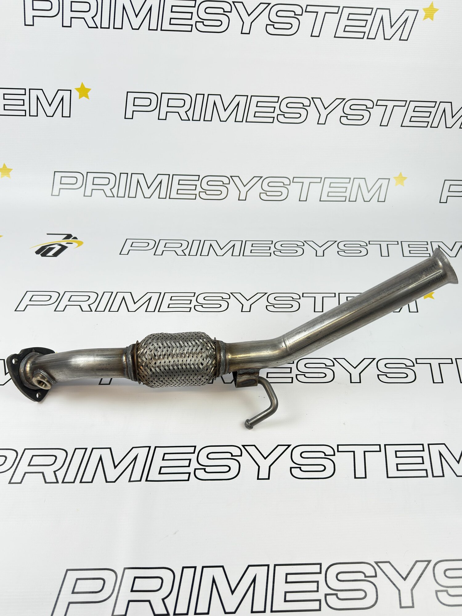 Труба приемная (выхлопная труба) для для а/м LADA Largus, Lada X-Ray c 2016 г. (для мотора ВАЗ) / Нержавеющая сталь