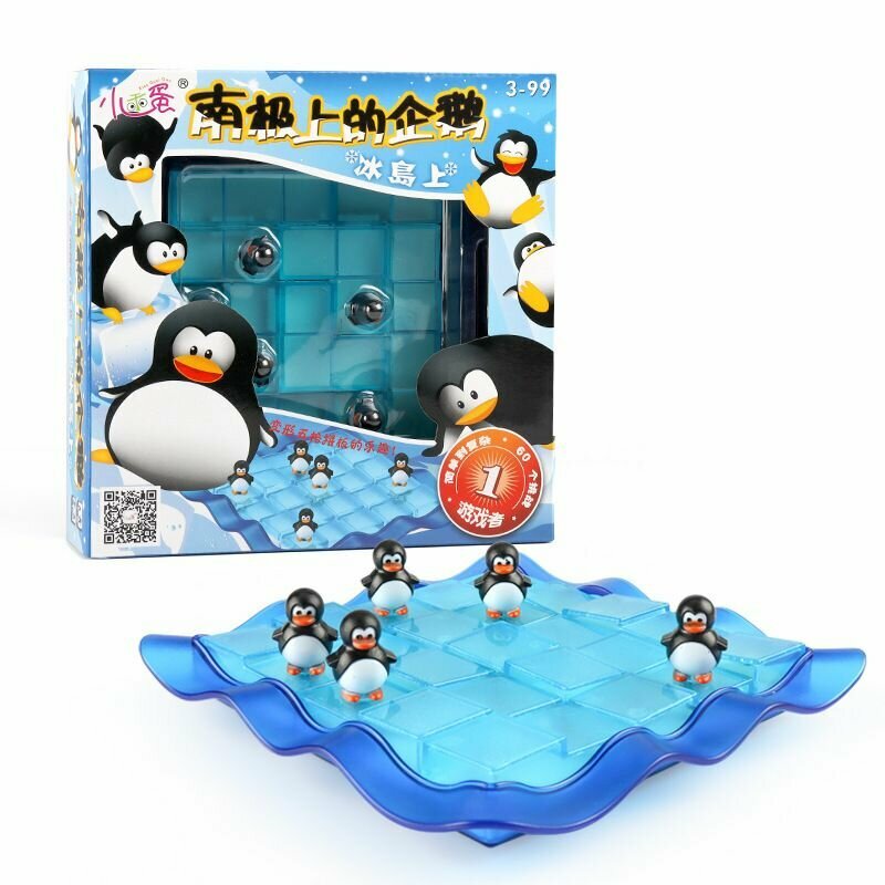 LingLink Умная логическая игра 'Пингвины на льдинах' - развивающее развлечение для детей 10