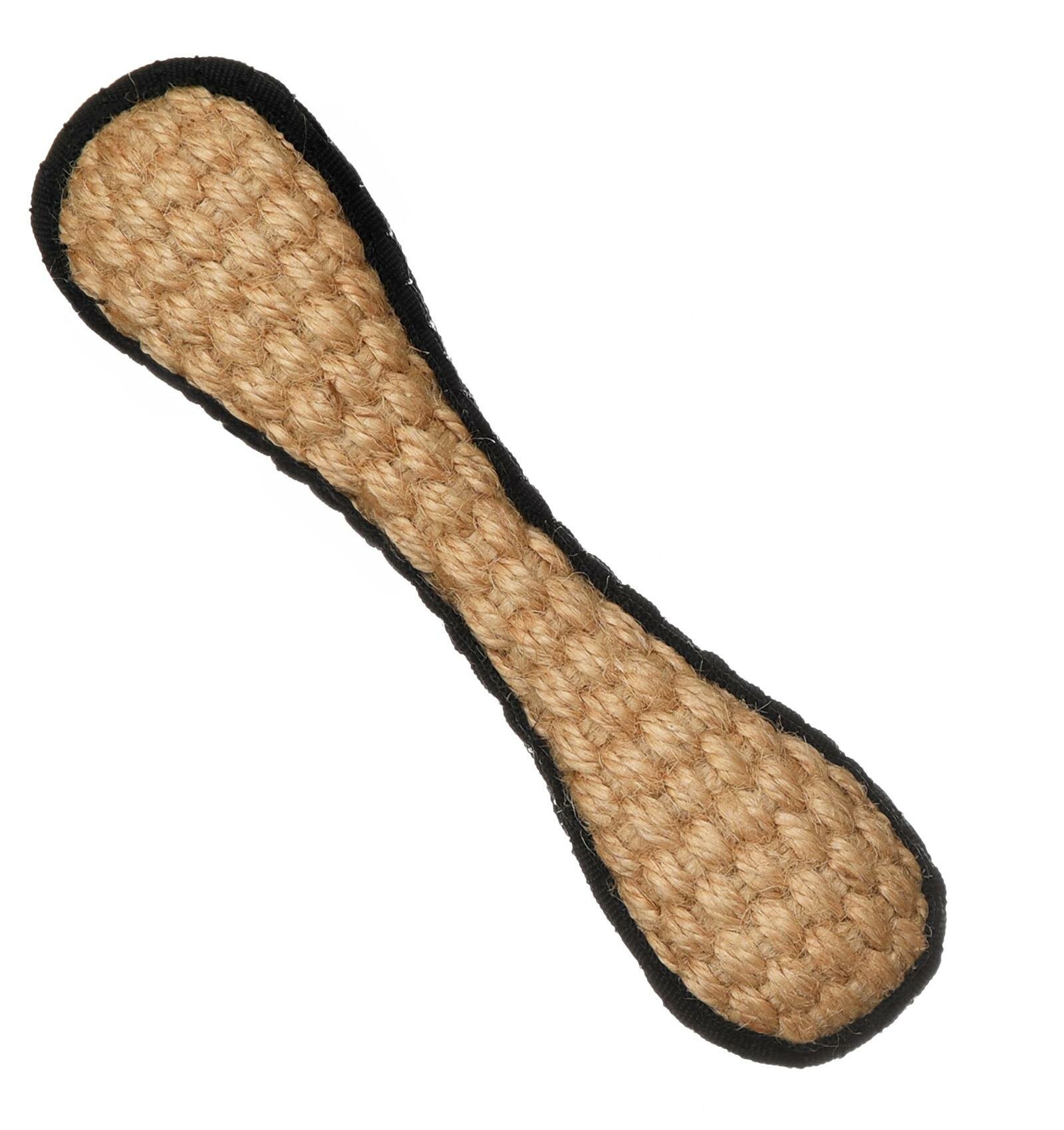Натуральная джутовая кость с черной тканью