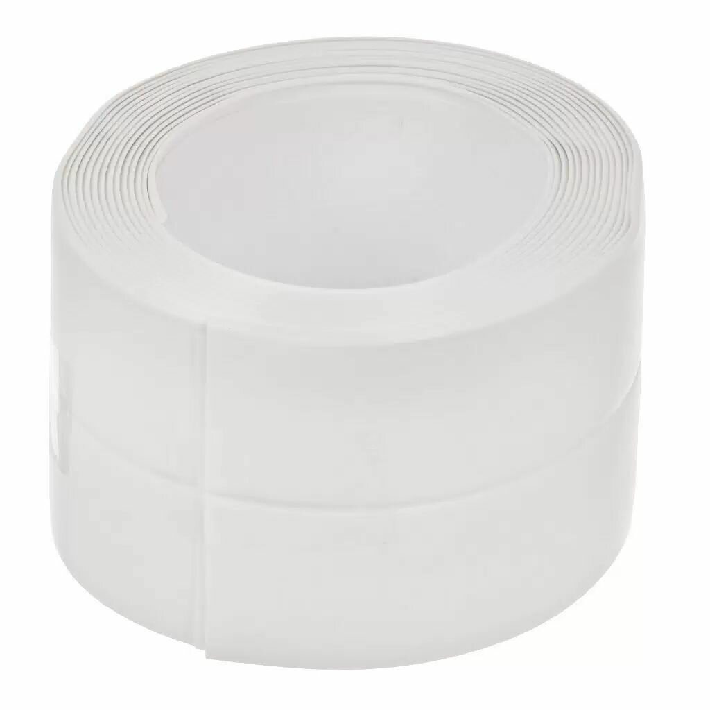 Бордюрная лента для ванн 60 мм, белая, в блистере, 3.25 м, ComfortFactor