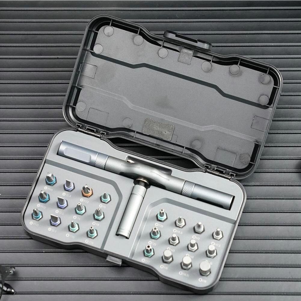 Реверсивная отвертка с набором бит AtuMan Duka RS1 Set 24 в 1