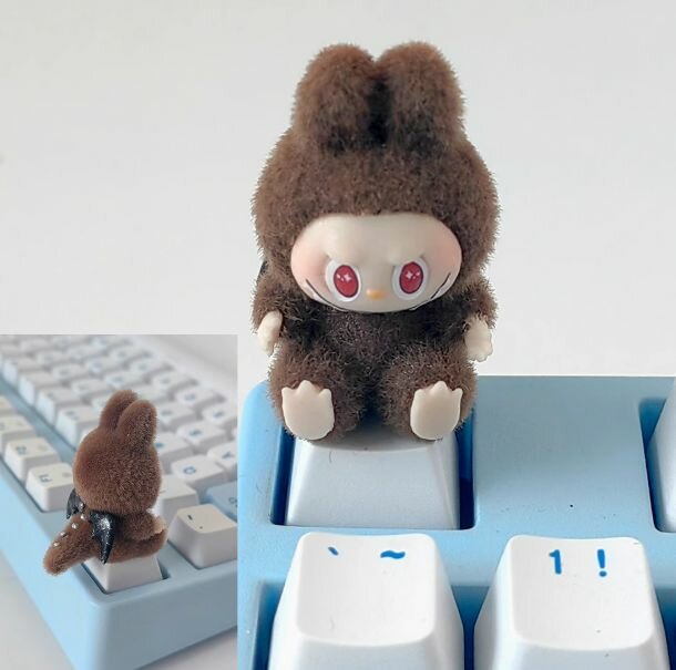 Механическая клавиатура Labub с индивидуальной креативной клавиатурой keycap
