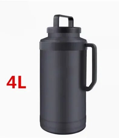 Термос для сухого льда, 4-6 л Серый, 4L black