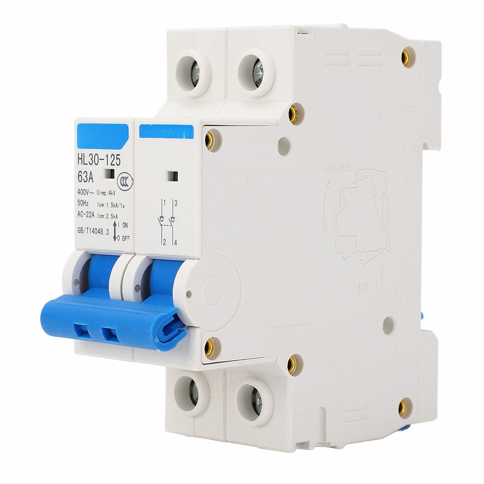 Разъединитель HL30-125 2P 63 А (400 В)