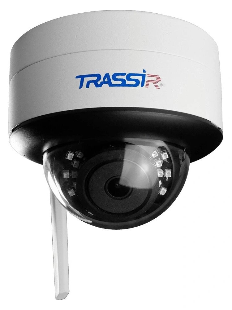 Камера видеонаблюдения Trassir TR-D3121IR2W, фокусное расстояние фиксированное 2.8мм-2.8мм белый