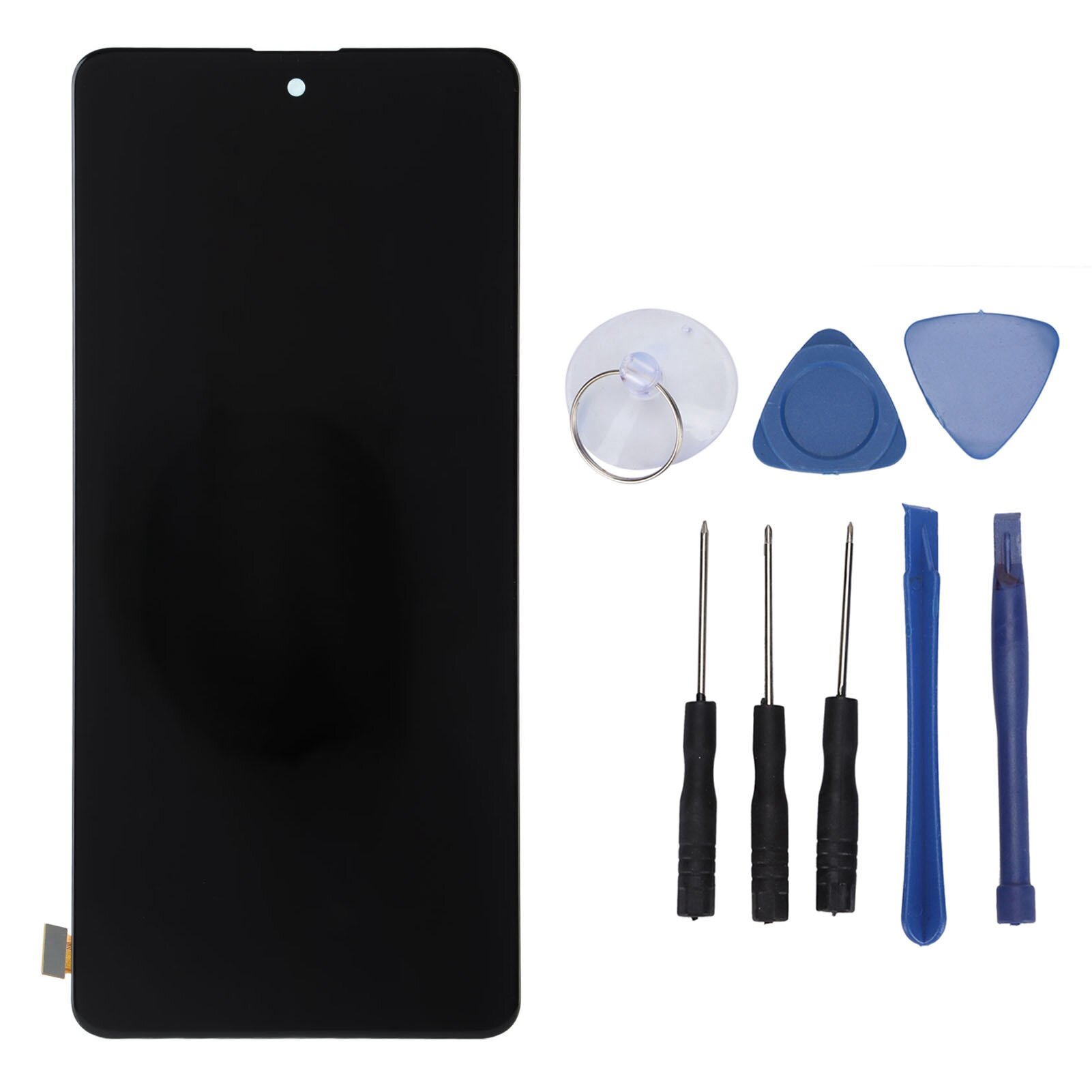 Дисплей в сборе для Samsung Galaxy A71, ЖК, сенсорный дигитайзер, монолитный