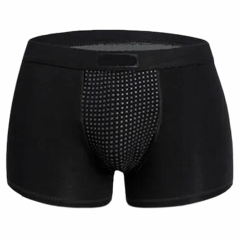 Мужские трусы-боксеры, трусы-магниты для здоровья-черные-5XL