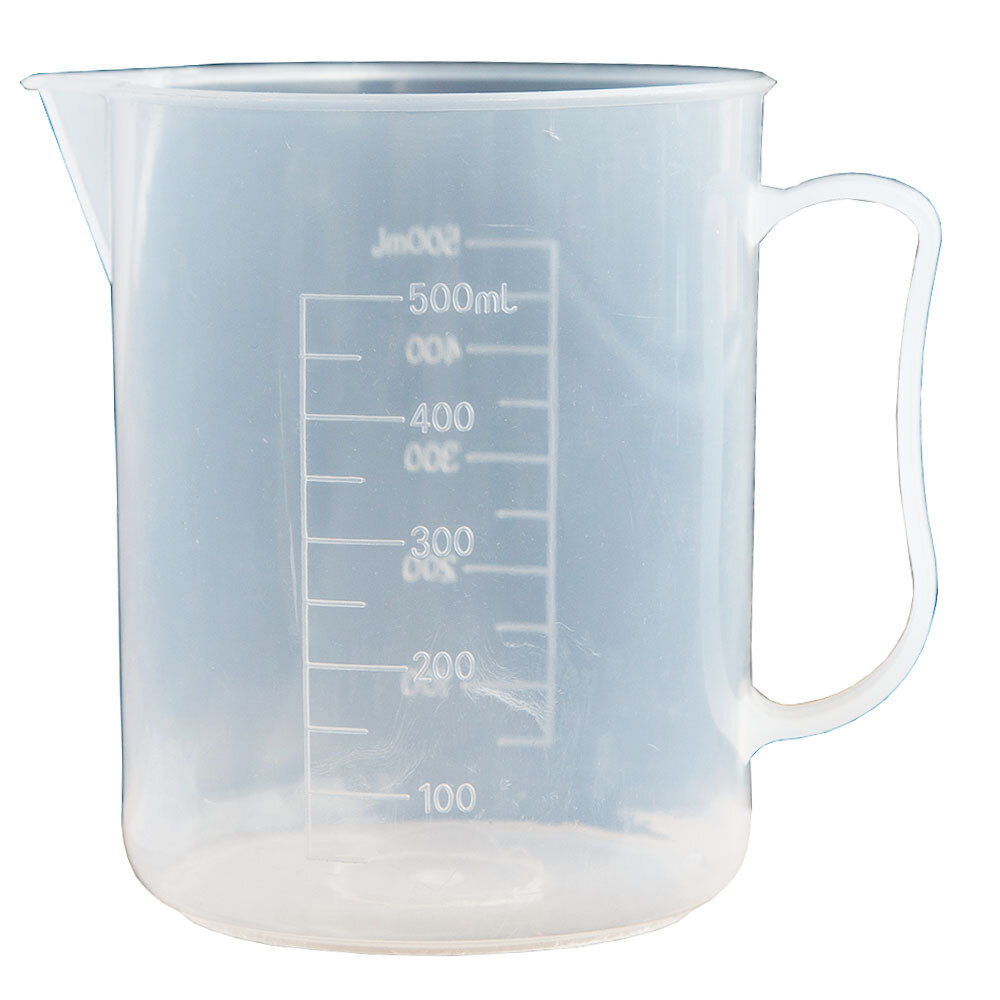 Кувшин мерный 500 мл с ручкой и носиком, пластик, цена деления 50 мл