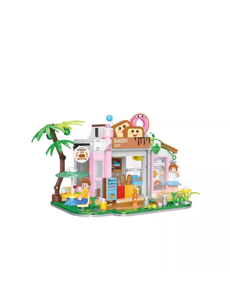 Конструктор Balody 3D Пекарня-Булочная BA21093, 635 деталей, 6+