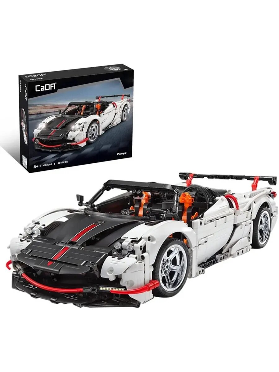 Конструктор Cada спортивный автомобиль Wings C63002W, 1812 деталей