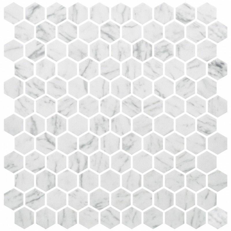 Мозаика HEX CARRARA MATTE