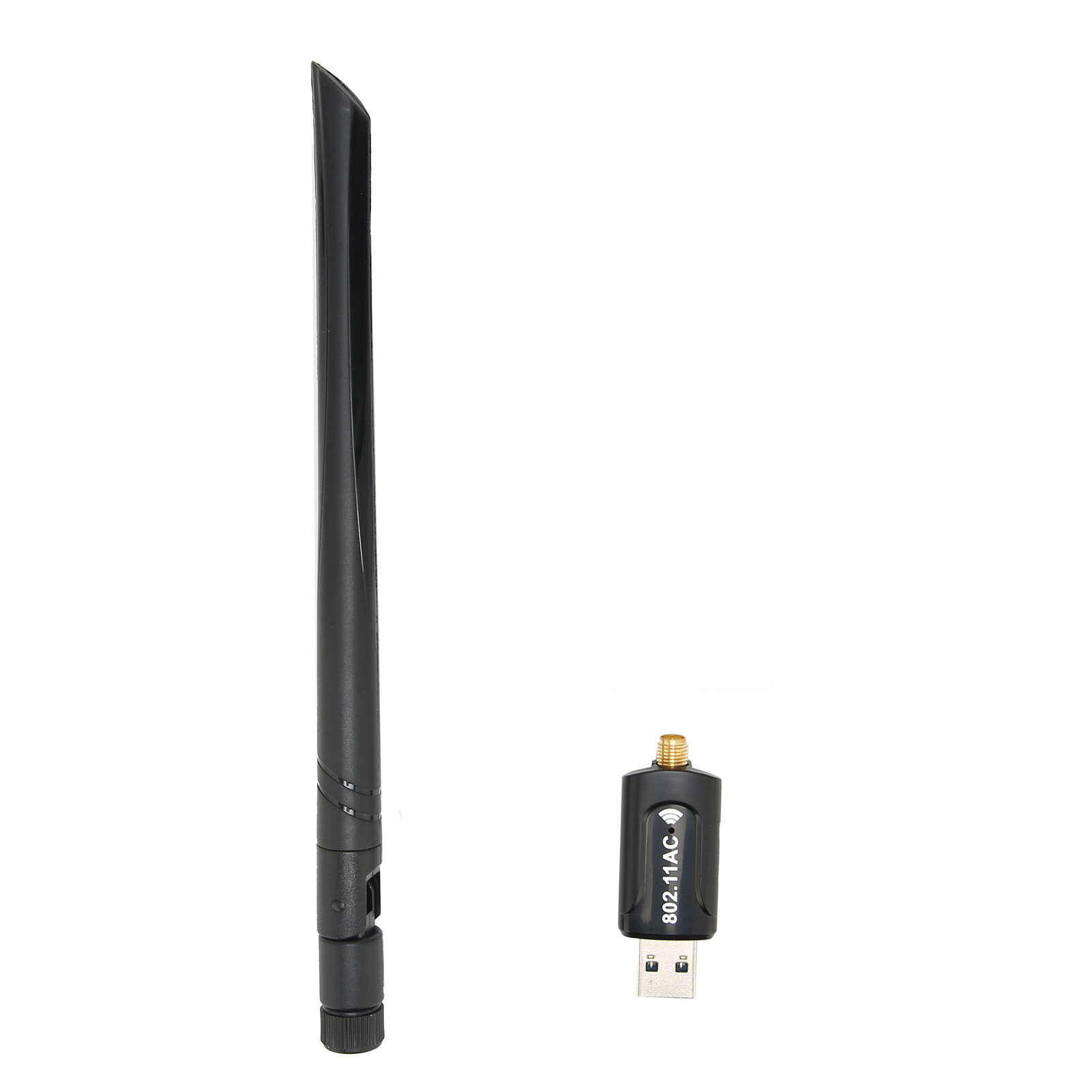 Wi-Fi адаптер беспроводной USB 3.0, 2.5 ГГц / 5 ГГц, двухдиапазонный, с гибким поворотом на 360 градусов, стабильная работа, USB Wi-Fi для дома и путешествий.