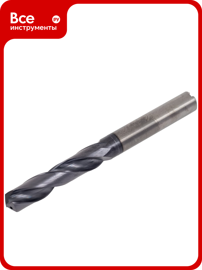 Сверло твердосплавное YG-1 Dream Drill 3XD DIN 6537 с покрытием TiAlN, с отверстиями для подвода СОЖ, 8x8X41х79 DH406080 для дополнительной защиты