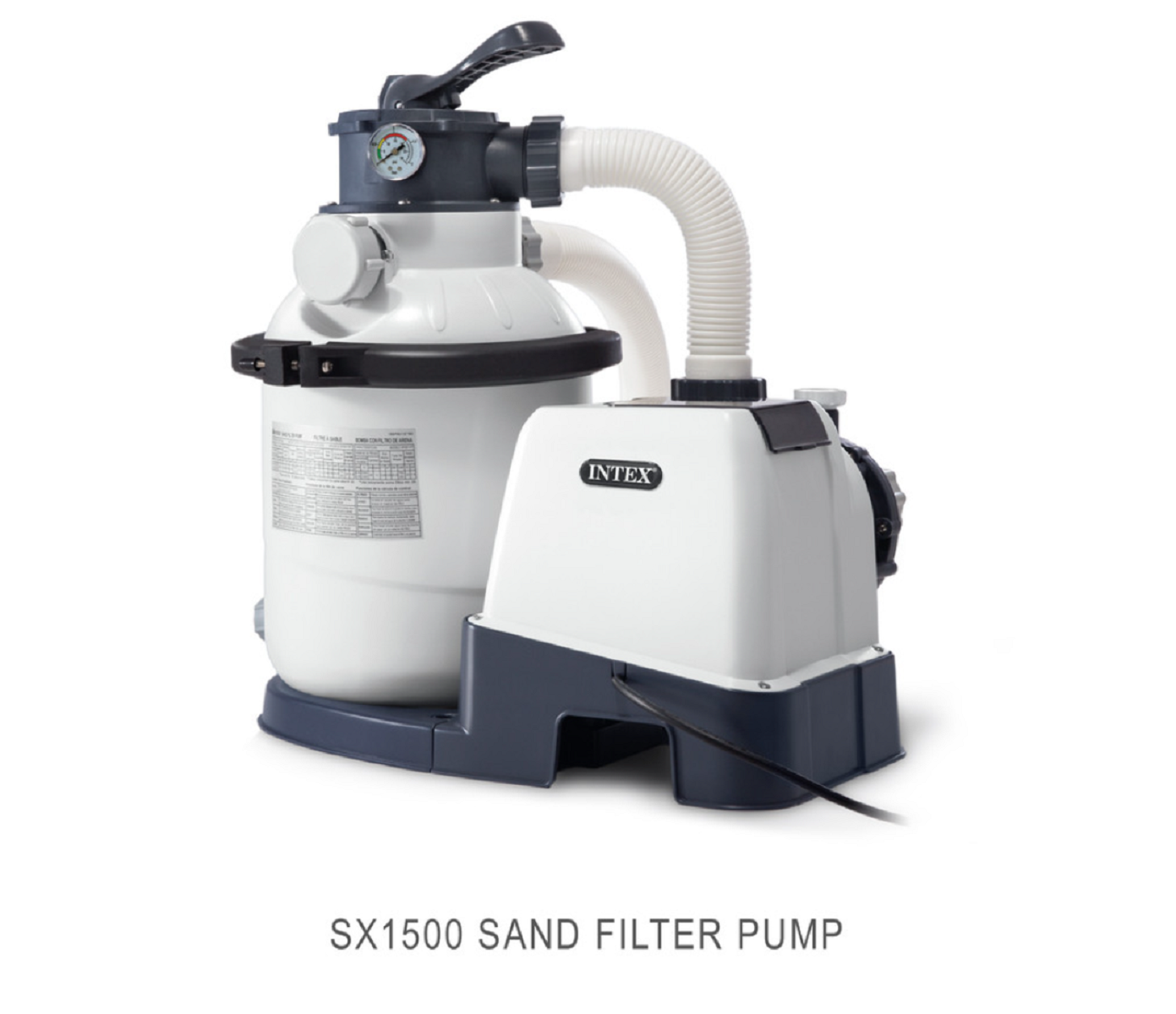 Песочный насос - фильтр для бассейна 4000 л/ч, Intex Krystal Clear Sand Filter Pump 26644