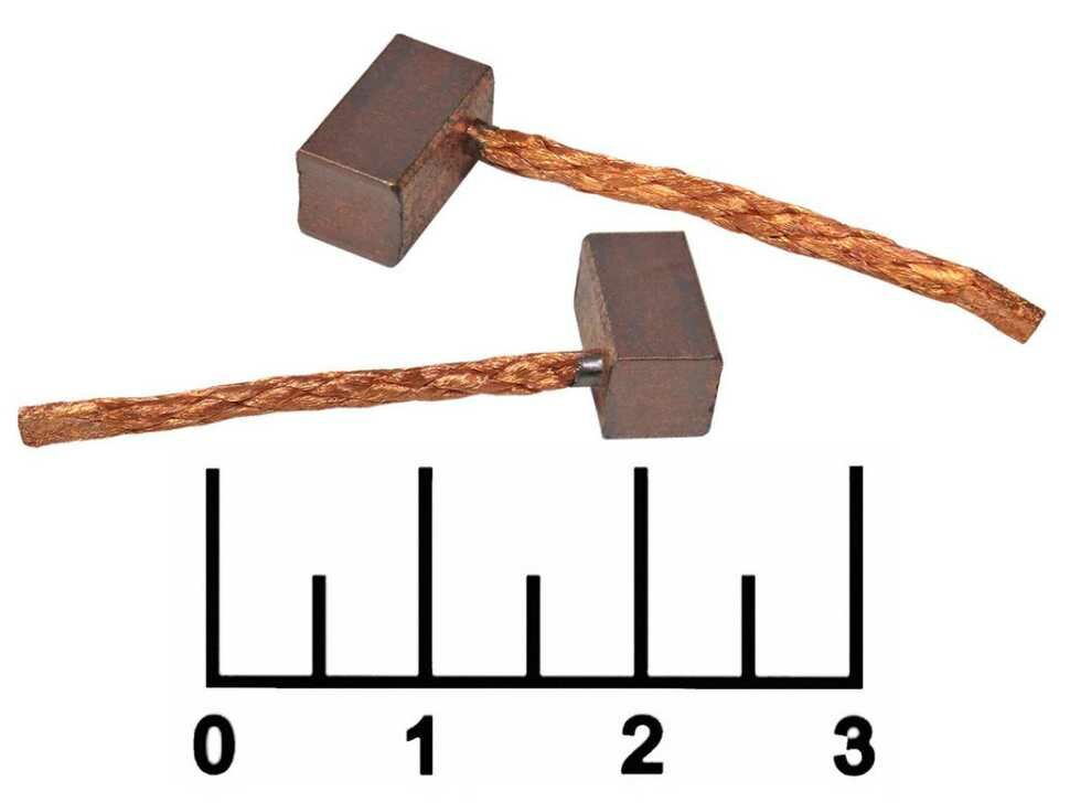 Щетка меднографитовая 6*6*10 AMKSB1260MG/KSB1260MA (2 штуки)