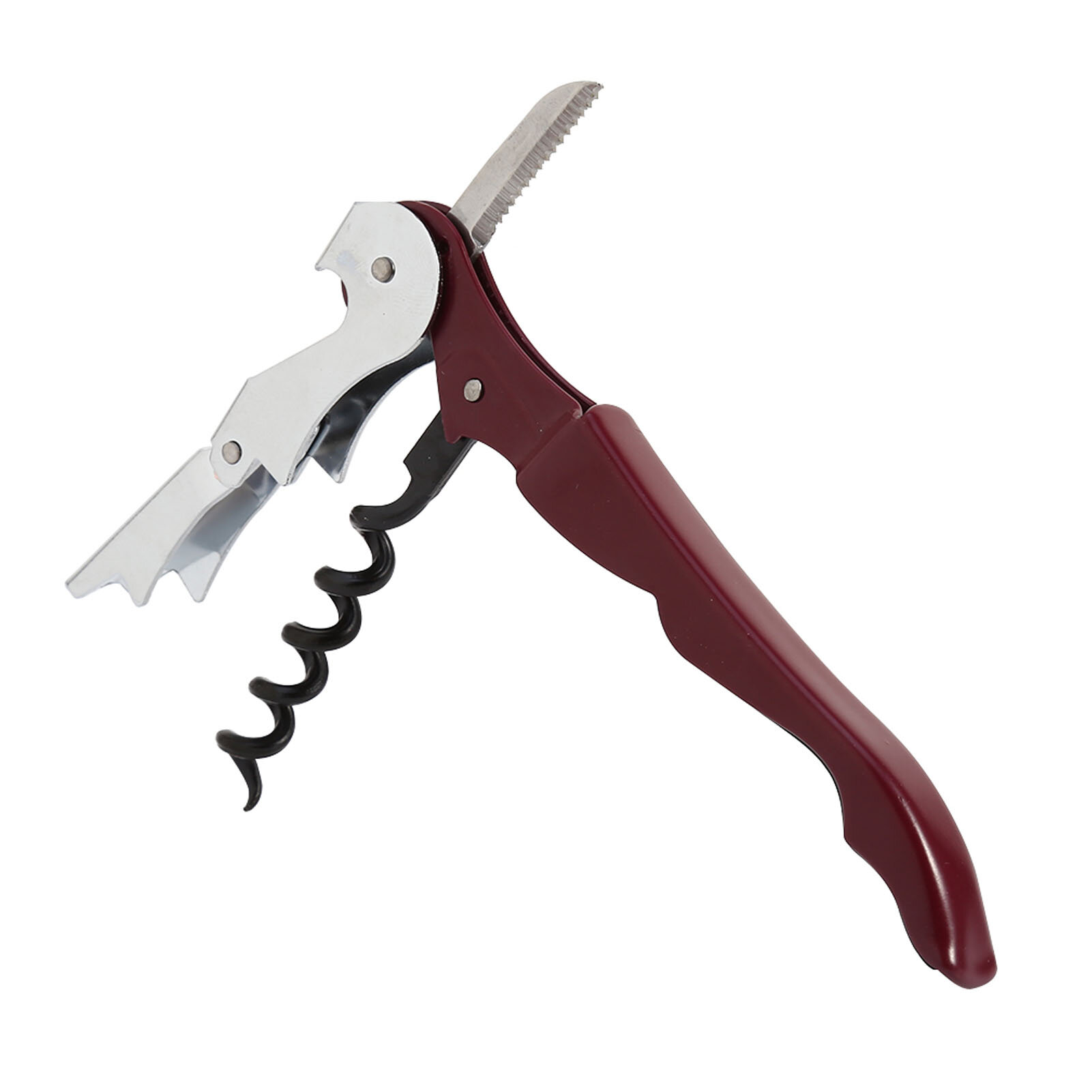 1 шт. Многофункциональный штопор из углеродистой стали, металла, вина, пива, крышки для бутылок