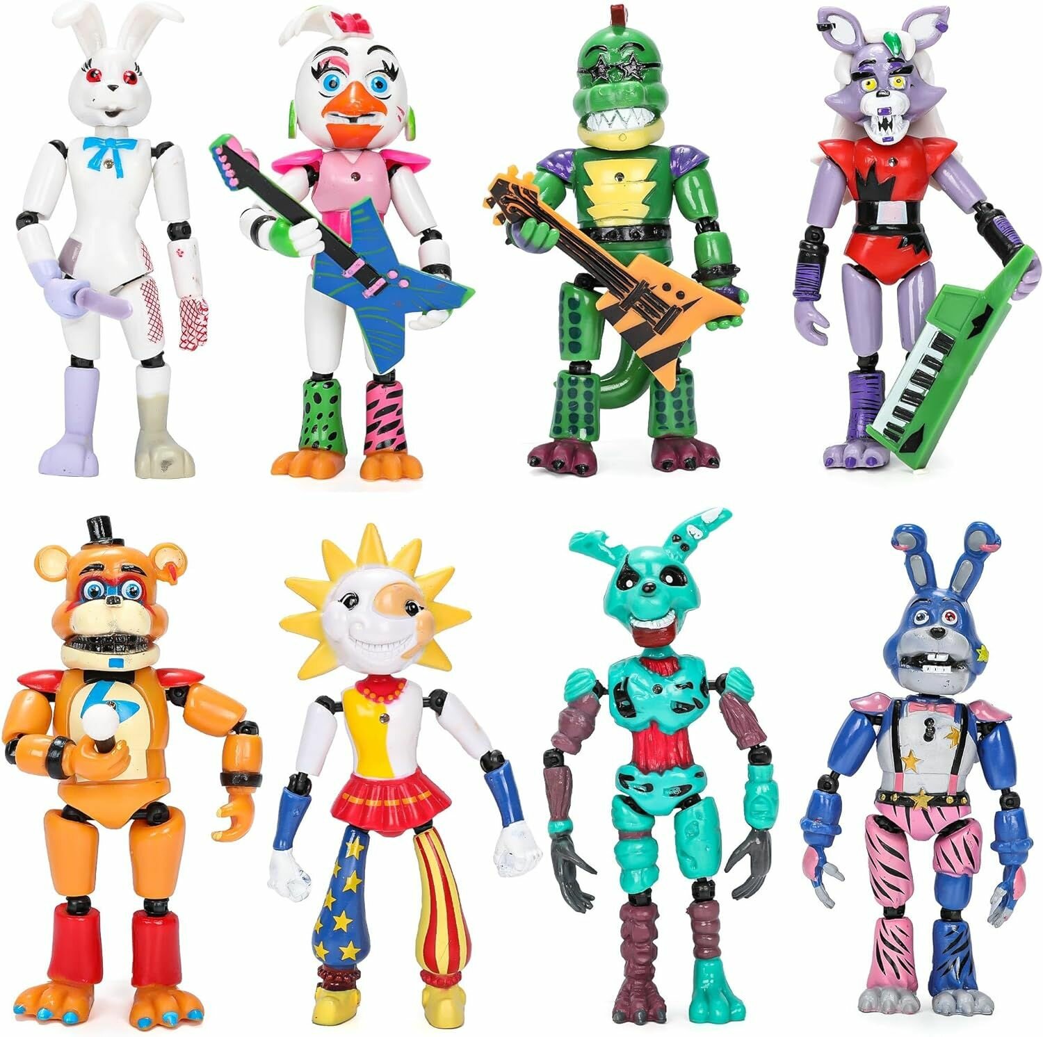 Игрушечные фигурки "Пять ночных игр" - 8PCS
