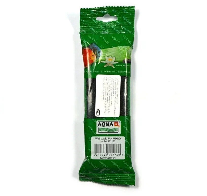 Губка сменная для фильтра Aquael FAN FILTER MICRO крупнопористая