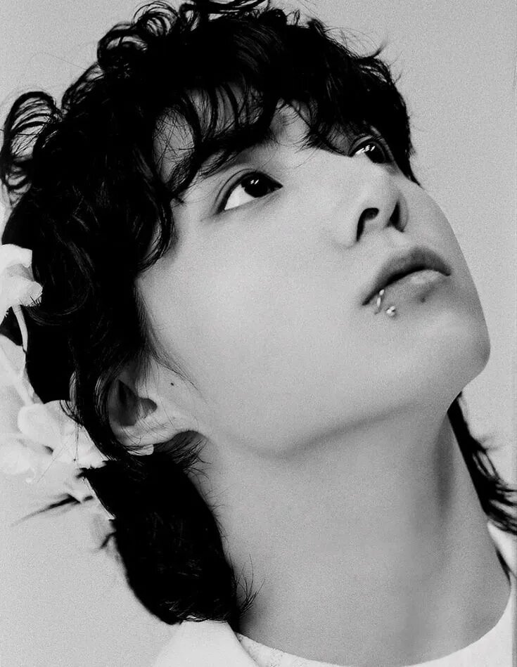 Алмазная Мозаика "BTS Чон Чонгук ЧБ" На Холсте 40х50 См С Полным Заполнением Без Подрамника, Творчество, Подарок