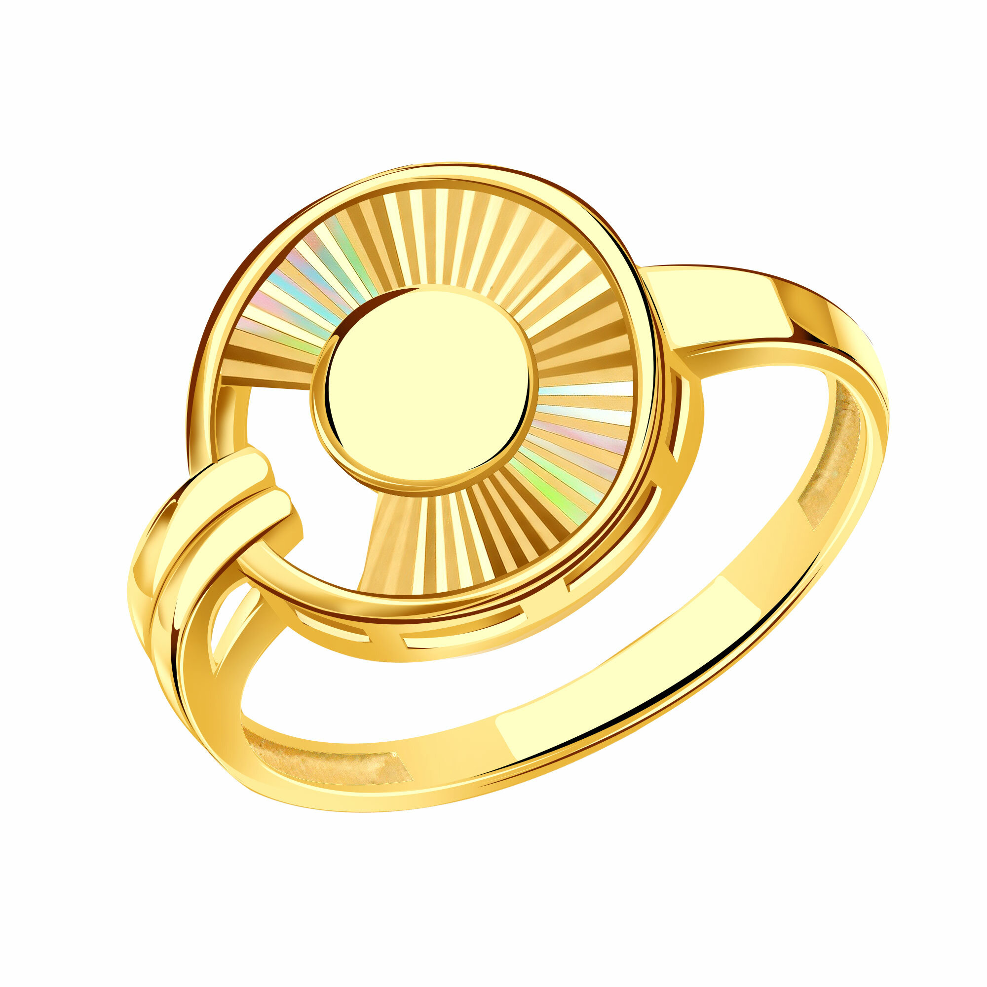 Кольцо, желтое золото, 585 проба