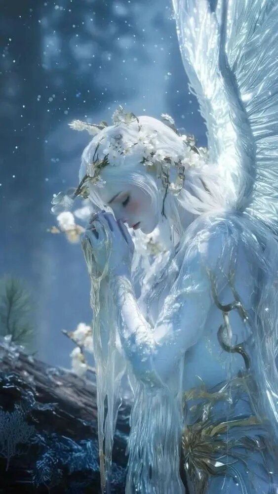 Алмазная Мозаика "ангел-богиня" 40x50 См Алмазная Вышивка / Картина Стразами Подарков / Украшения