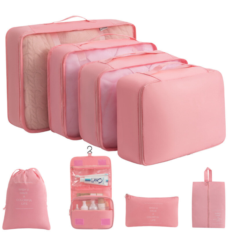 2026 Новейший набор для путешествий из десяти предметов, сумки для упаковки одежды для деловых поездок, большая вместимость, водонепроницаемые сумки для одежды, портативные