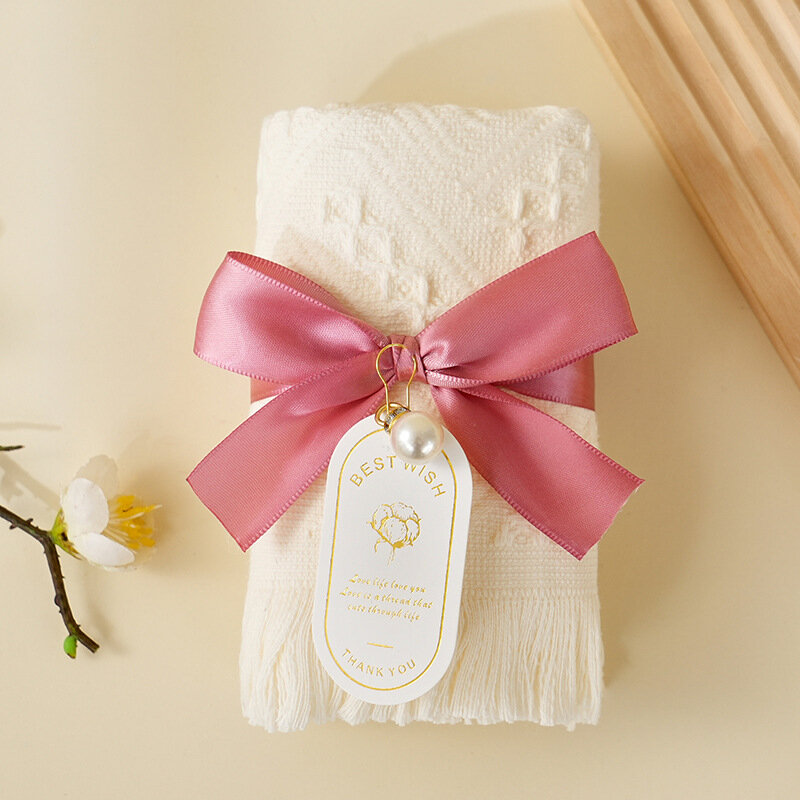 Свадебный подарок подружки невесты Креативное полотенце с кисточками Возвратный подарок Маленький подарок Практичная