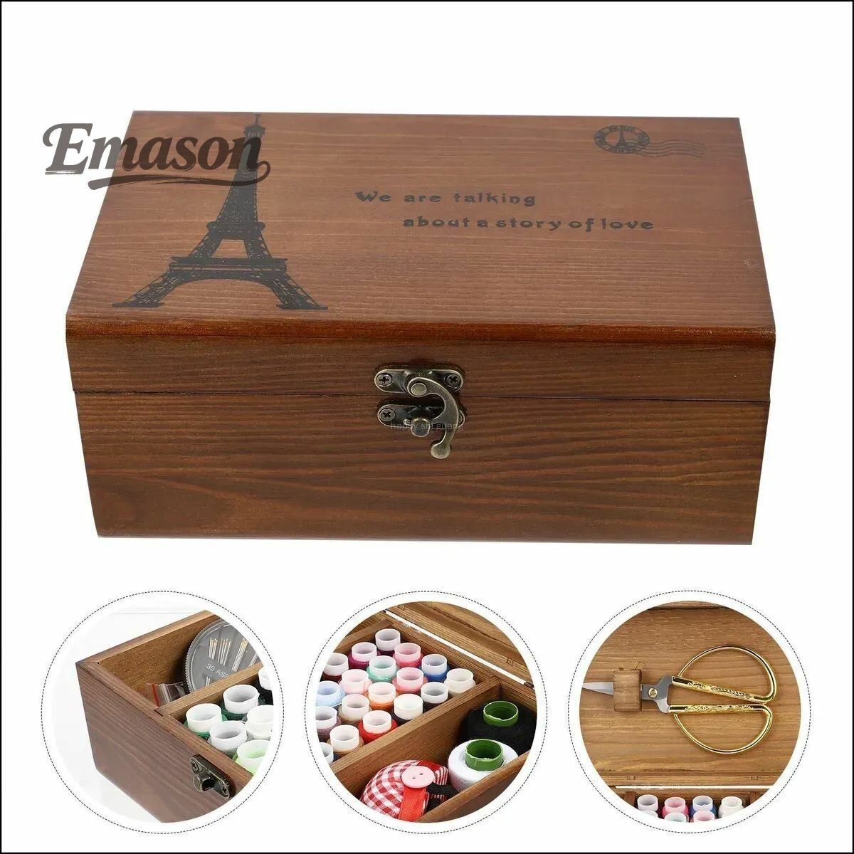 Ящик для хранения игл и ниток Пустая коробка