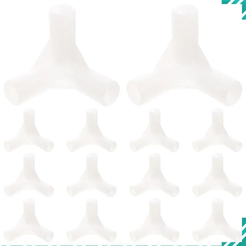 20 шт. Фитинги для тента навеса Фитинги для тента Пластиковый тройник-соединитель Запасные части для палатки