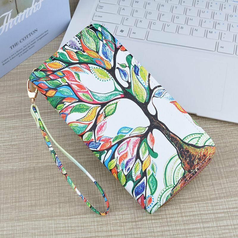 Красный, Женский модный кошелек, размер：19,5*10*2,5cm, удобный в использовании, женский аксессуар
