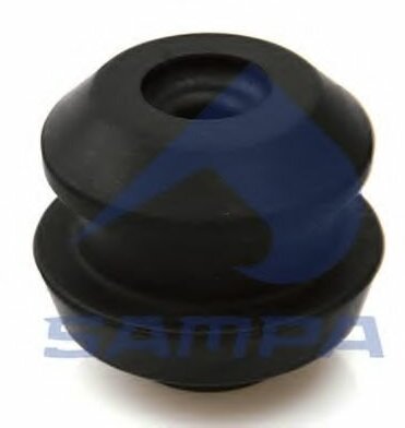 Подушка двигателя! (р) задн. правая/левая круглая D=72 H=84.5 MAN 8/9/10/150/224 SAMPA арт. 020312